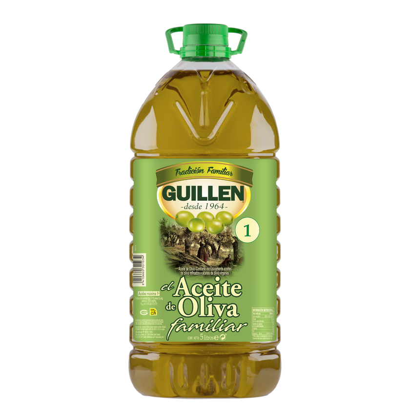 Aceite de Oliva Intenso 1º Guillén en Garrafa Familiar 5L – La Española ...